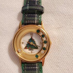 Jewelry | Holiday Christmas Tree Watch | Poshmark